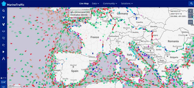 Localizador de Barcos y Radar de Barcos en Tiempo Real Gratis
