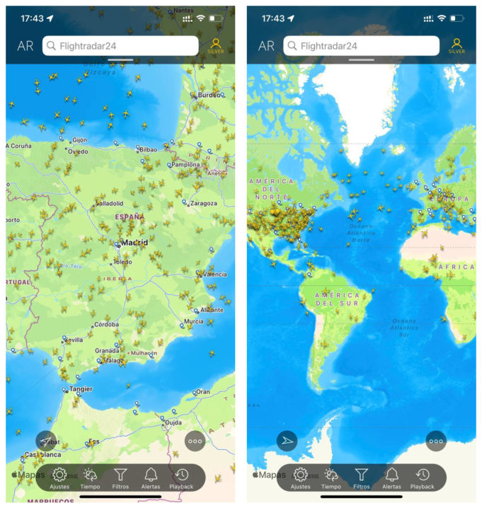 Flightradar24 en Español - Radar de Aviones y Vuelos en Tiempo Real